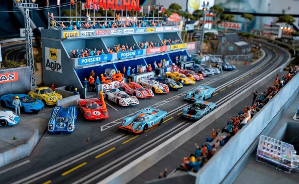 ¡Mira el Scalextric más increíble hecho con un Porsche 917!