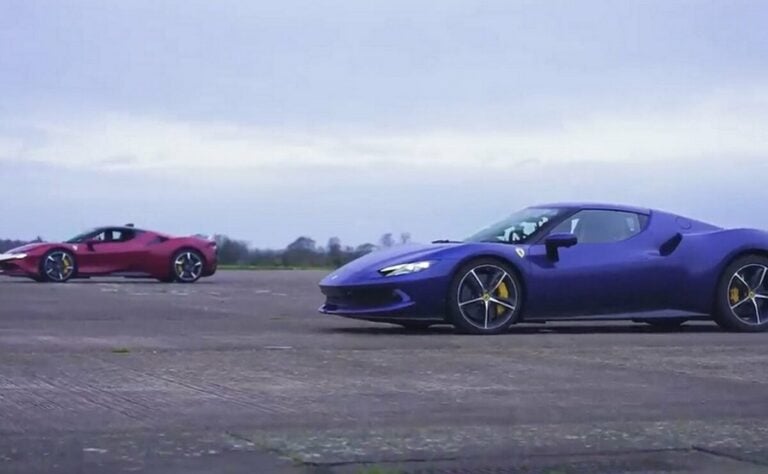 Ferrari 296 GTB vs SF90: ¡Mira quién ganó este duelo único!