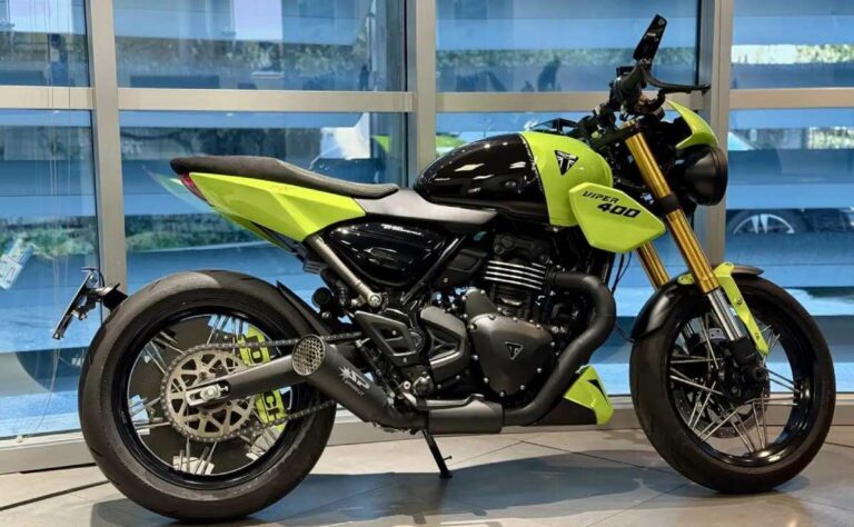 Triumph Viper 400: La Moto Naked que Combina Estilo y Solidaridad